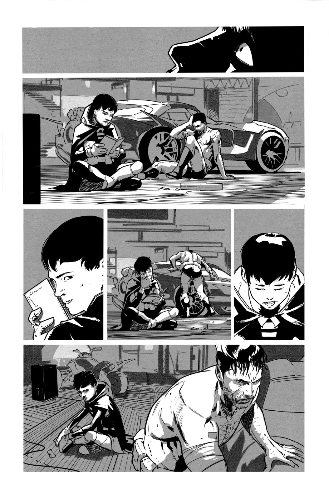 Batman & Robin #17 P.17 | The Green Room - Comic Art